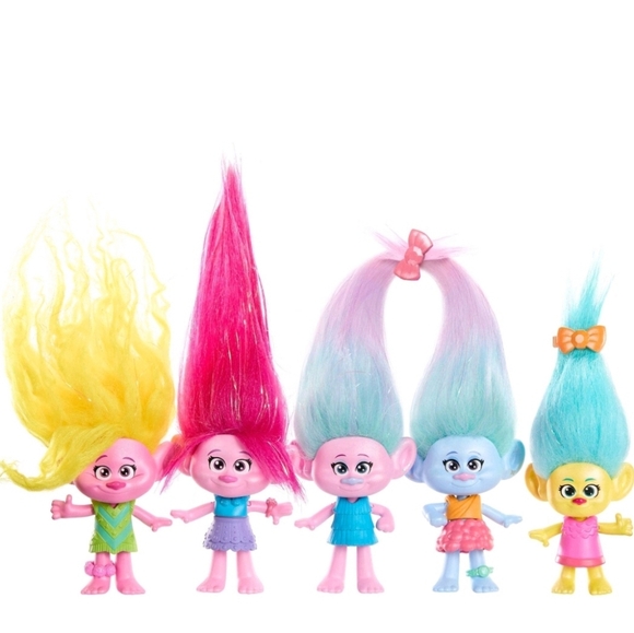 Trolls | Toys | Dreamworks Trolls Band Together Shimmer Party Multipack ...